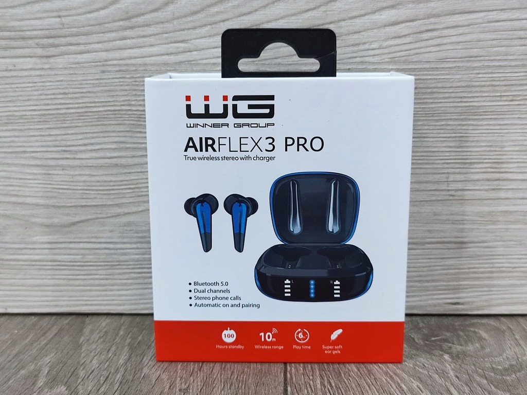 Słuchawki bezprzewodowe WG Airflex 3 Pro - 12586223557 - oficjalne archiwum Allegro