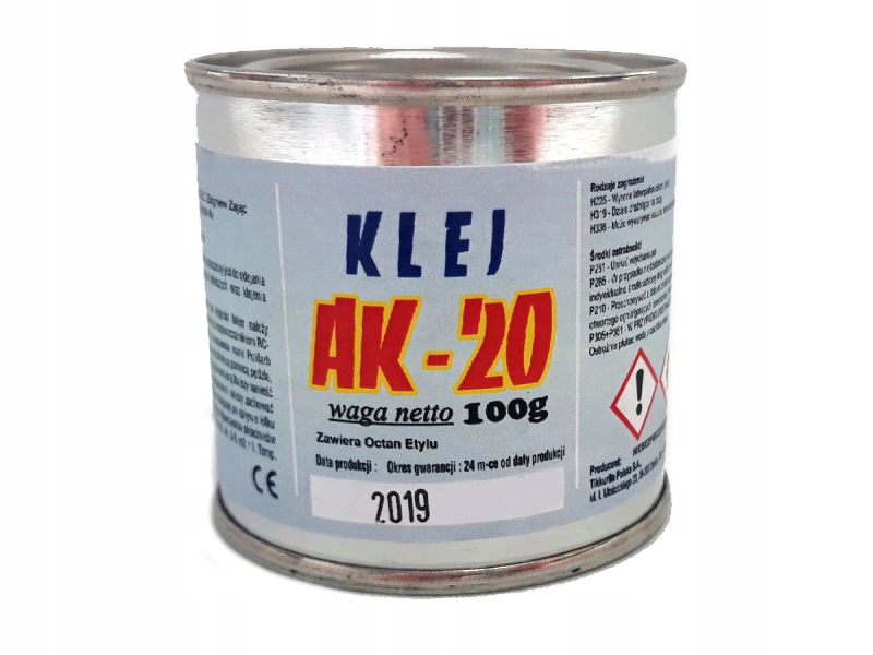 KLEJ AK-20 100g Do Drewna Sklejki Impregnat - 8253083706 - oficjalne archiwum Allegro