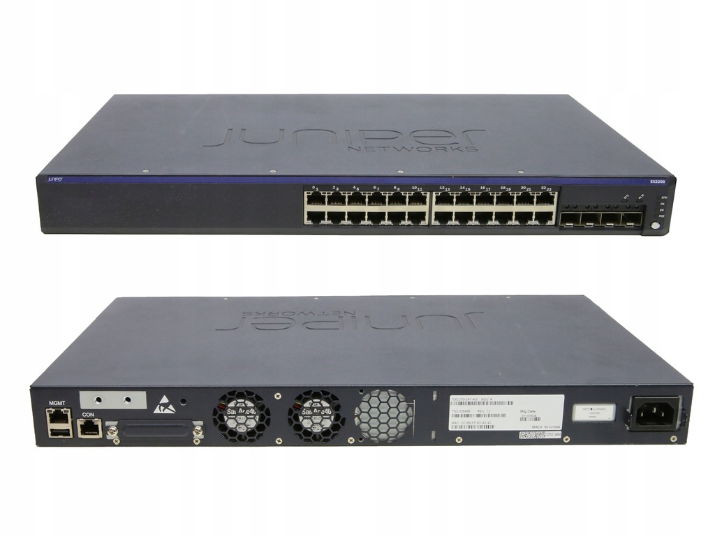 Switch EX2200-24T-4G Juniper EX2200 24 ports 1000 - 7477040834 ...