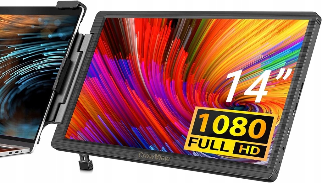 PRZENOŚNY MONITOR 14 CALOWY. ELECROW. CROW VIEV. - 15826381963 ...