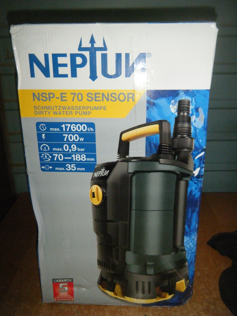 POMPA OGRODOWA NEPTUN NSP-E 70 Sensor - 12661096620 - oficjalne archiwum Allegro