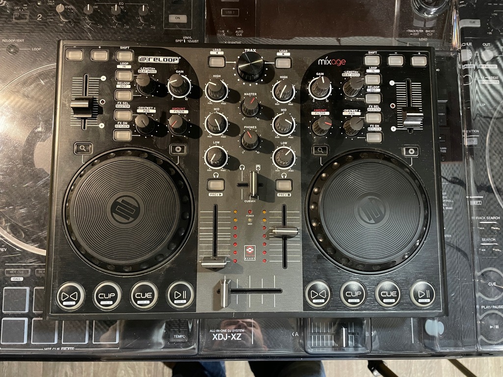 RELOOP MIXAGE MK2 INTERFACE EDITION KONTROLER DJ SPRAWNY REKORDBOX ...
