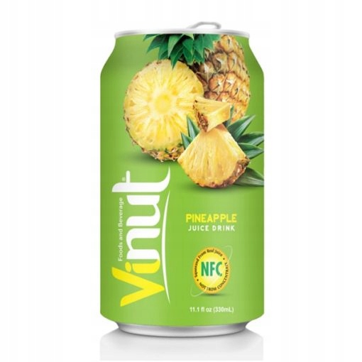 Napój o smaku ananasa VINUT 330ml - 11488813817 - oficjalne archiwum Allegro