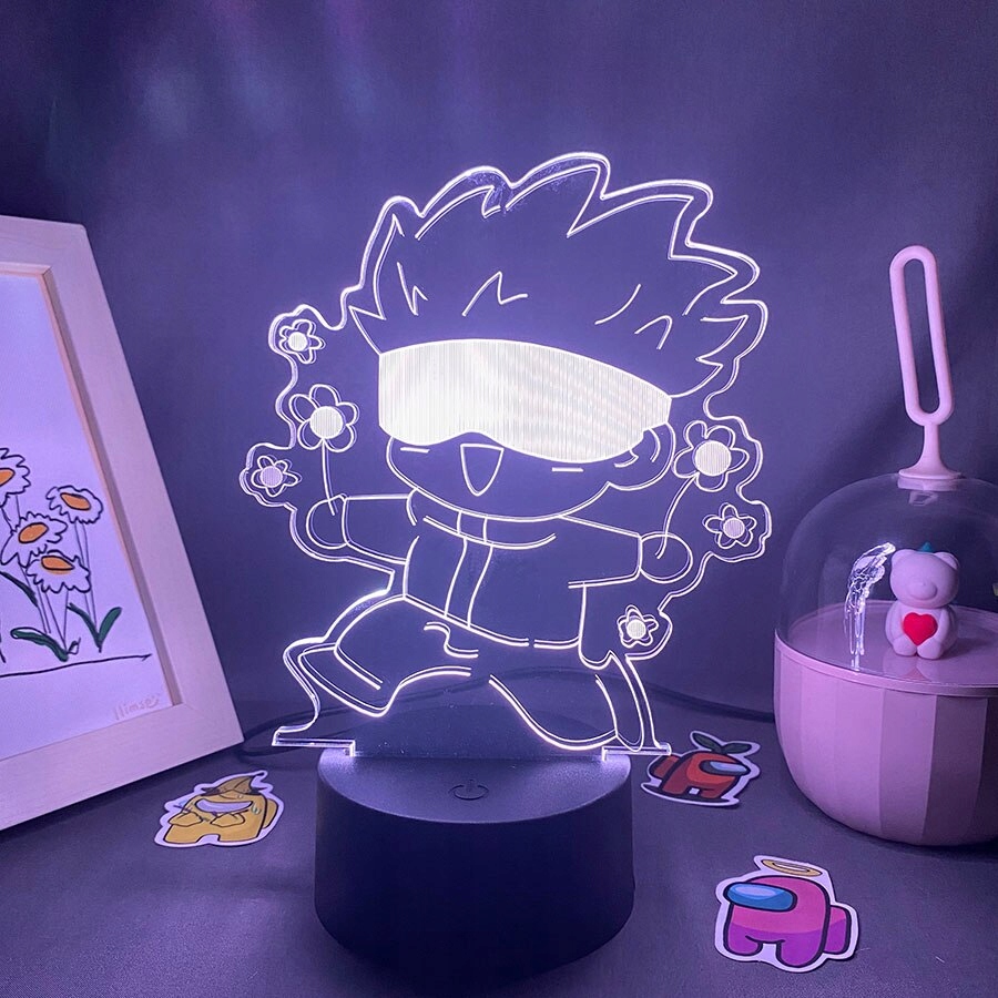 Anime Jujutsu Kaisen rysunek Satoru Gojo 3D LED la - 12652720458 ...