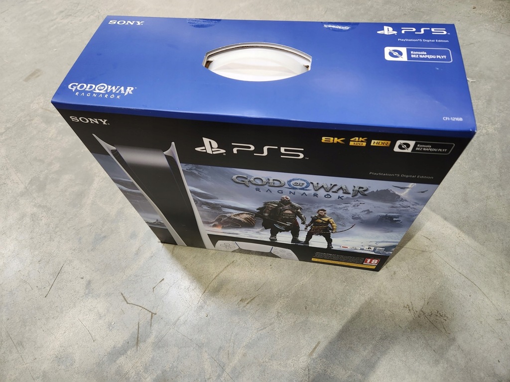 SONY PS5 825GB Digital Edition + God of War E655 - 13595938256 - oficjalne archiwum Allegro