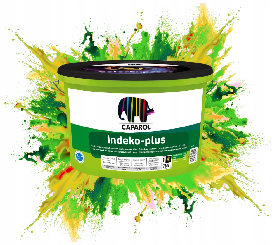 FARBA ANTYREFLEKSYJNA PLAMOODPORNA CAPAROL INDEKO-PLUS KF 2,5L 1200 KOLORÓW - 14485881685 ...