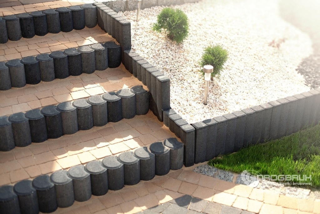 palisada betonowa ogrodowa okrągła DROGBRUK - 7879252274 - oficjalne archiwum Allegro