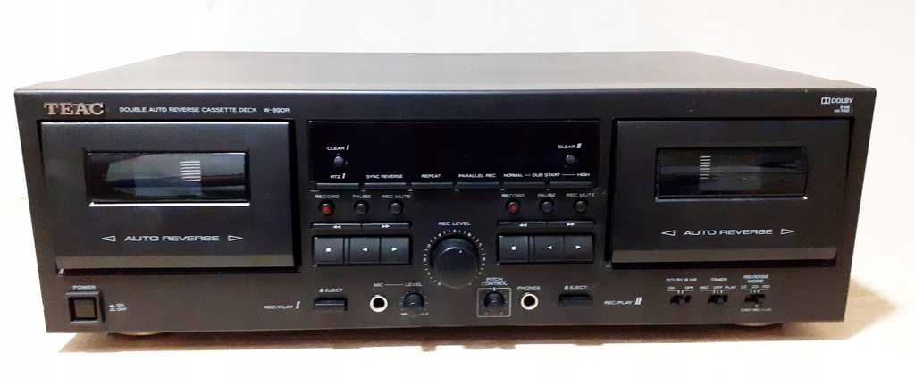Magnetofon Teac W-890R dwukasetowy deck - 17020640736 - oficjalne archiwum Allegro