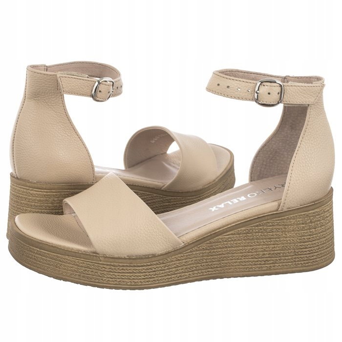 Buty Damskie Sandały na Koturnie Ryłko 3MF67_Z_ - 13928392734 ...