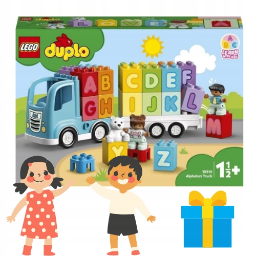 Lego Duplo Ciężarówka z alfabetem 10915 ŚWIĘTA - 11430170538 ...
