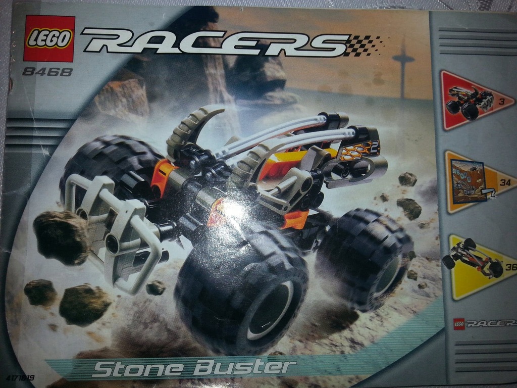 Lego Racers Power Crusher 8468 - 2002 r. - 7810345461 - oficjalne ...