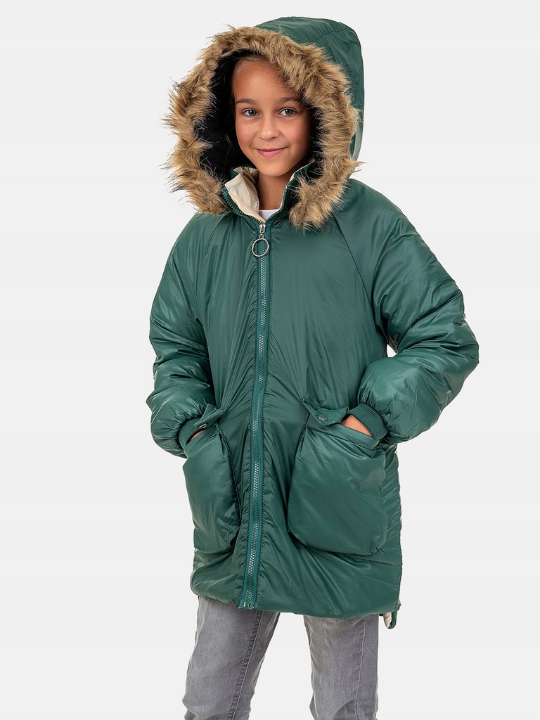 Купить ПАРКА ДЛЯ ДЕВОЧЕК С МЕХОВЫМ КАПЮШОНОМ 158: отзывы, фото и характеристики на Aredi.ru ...