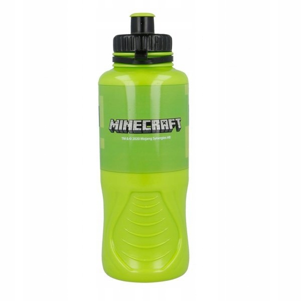BUTELKA PLASTIKOWA BIDON MINECRAFT LOGO 400ML - 10639552847 - oficjalne ...