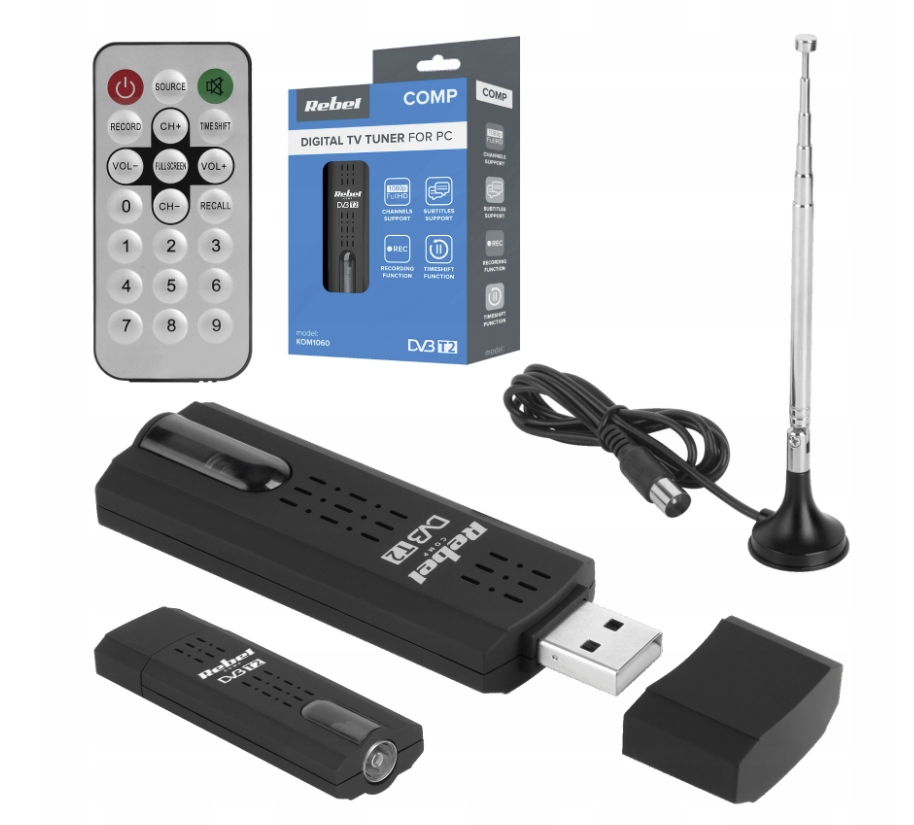 TUNER USB DVB-C DVB-T2 Rebel DO LAPTOPA ULTRABOOKA - 11981302992 ...