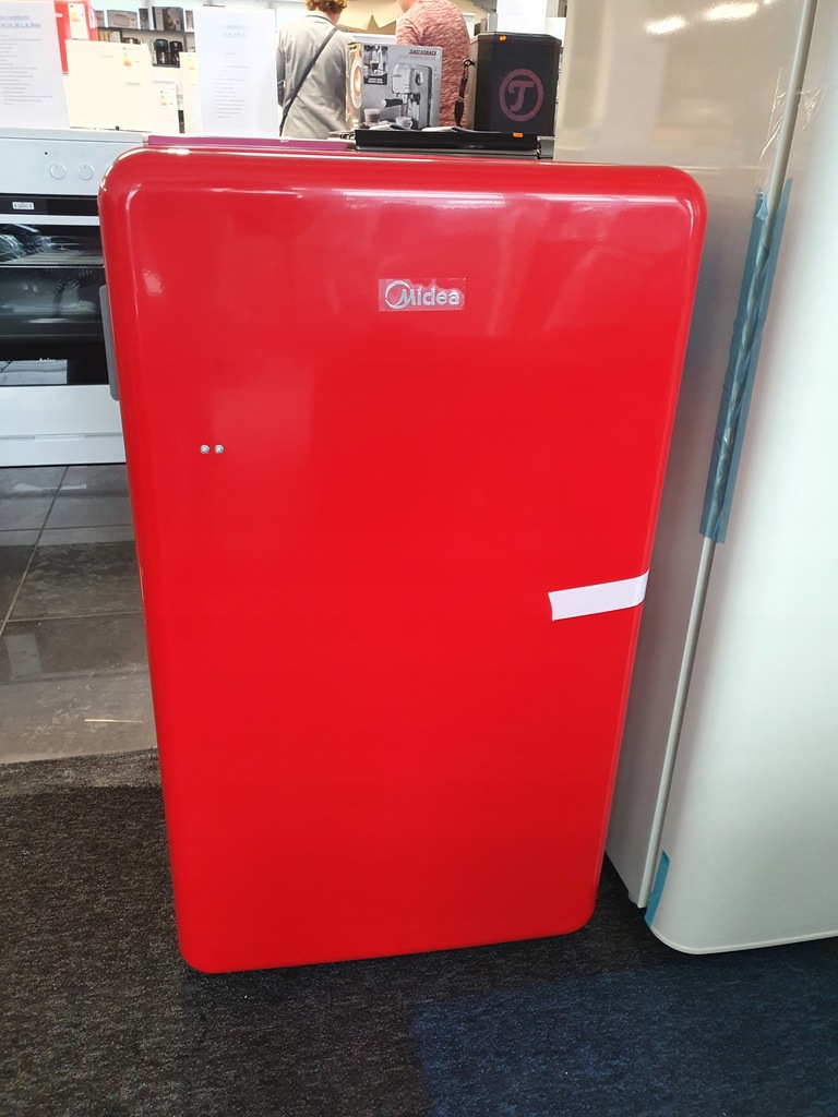 Lodówka Midea Retro 93L, F, 83.5cm, czerwona - 12431087253 - oficjalne ...