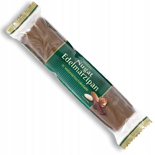 BATON MARCEPANOWY Z NUGATEM MLECZNA CZEKOLADA 100g - 12572166288 ...