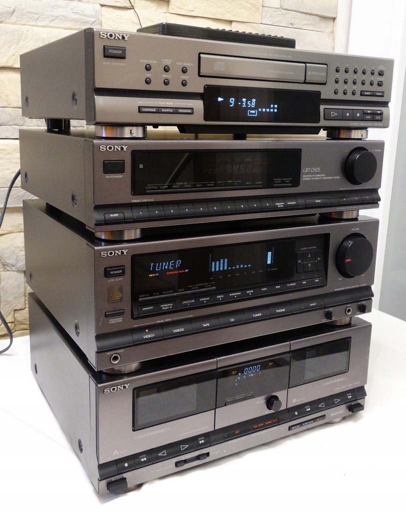 WIEŻA SONY LBT-D505+PILOT 4 SEGMENTY - 11243642175 - oficjalne archiwum ...