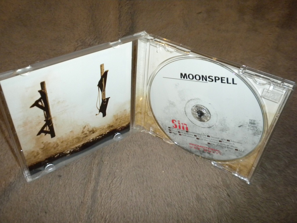 MOONSPELL Sin / Pecado 1ST. PRESS 1998 Death / black AWANGARDA - 15239171916 - oficjalne ...