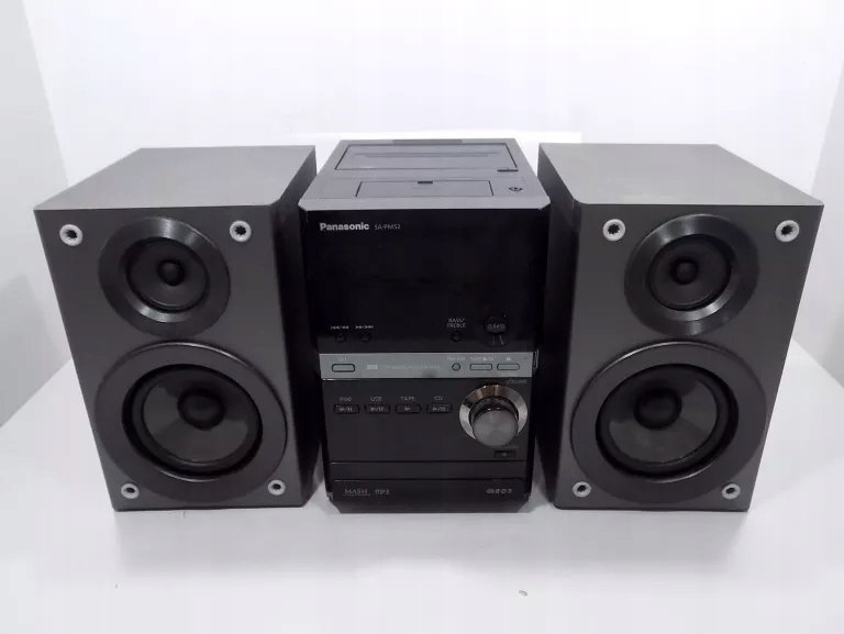 MINI WIEŻA PANASONIC SA-PM52 40W CD/MP3/KASETA - 16441498734 - oficjalne archiwum Allegro