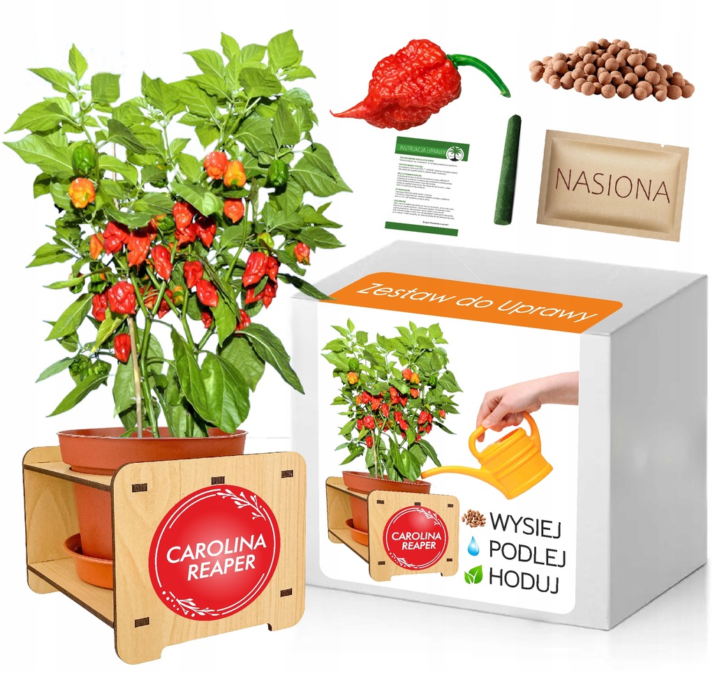 Купить Семена набора для выращивания растений Carolina Reaper HP22B Red ...