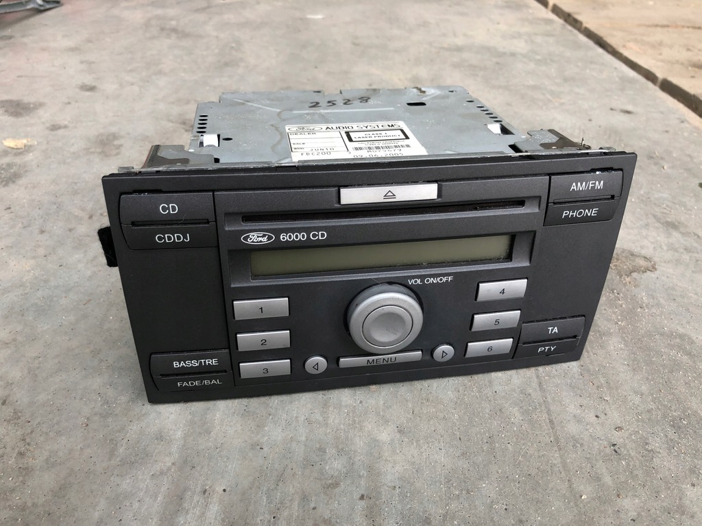 FORD CMAX MK1 RADIO 6000CD 3M5T18C815BE Z KODEM - 13658464908 - oficjalne archiwum Allegro