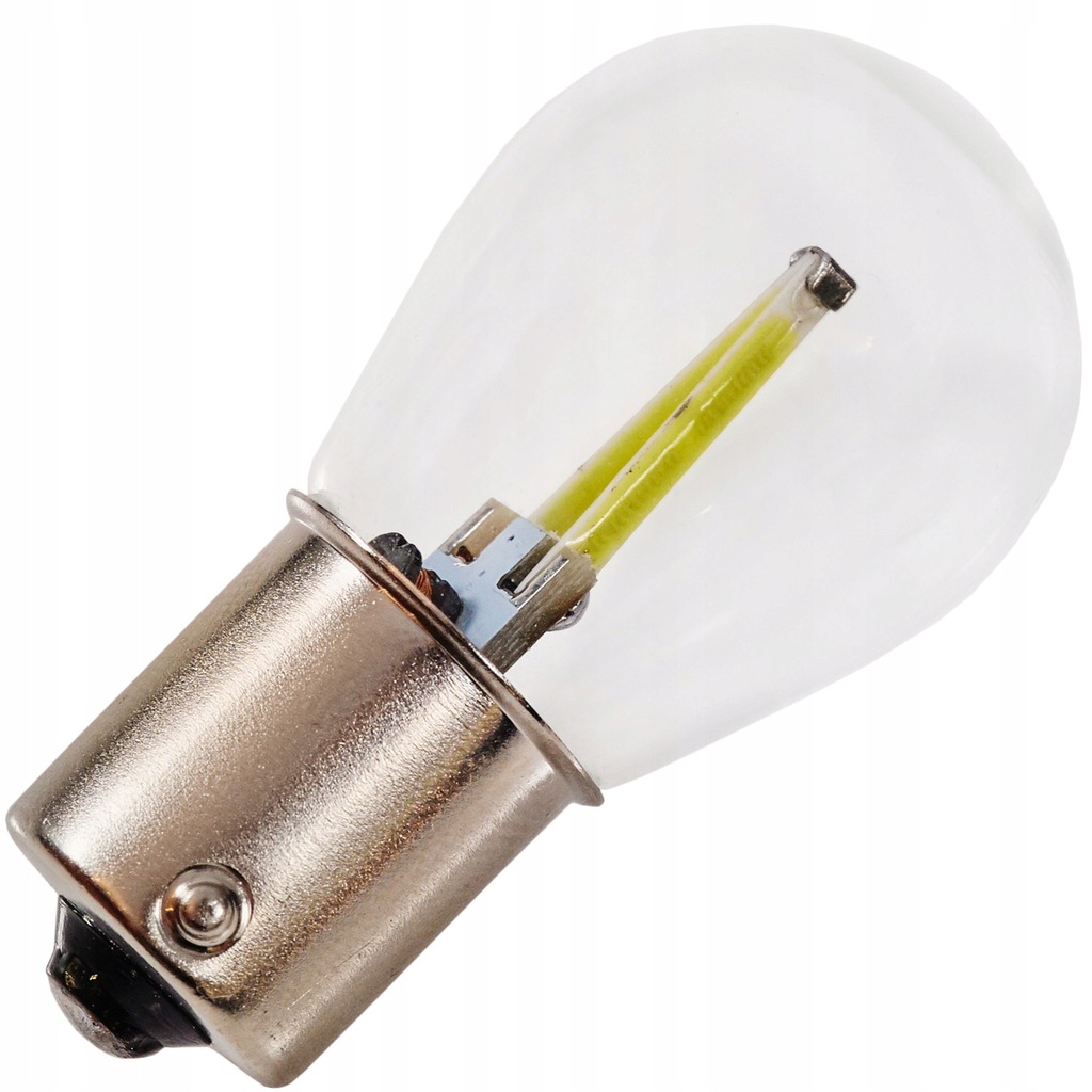 ŻARÓWKA LED BA15S P21W COB FILAMENT ZIMNY - 13179058595 - oficjalne ...
