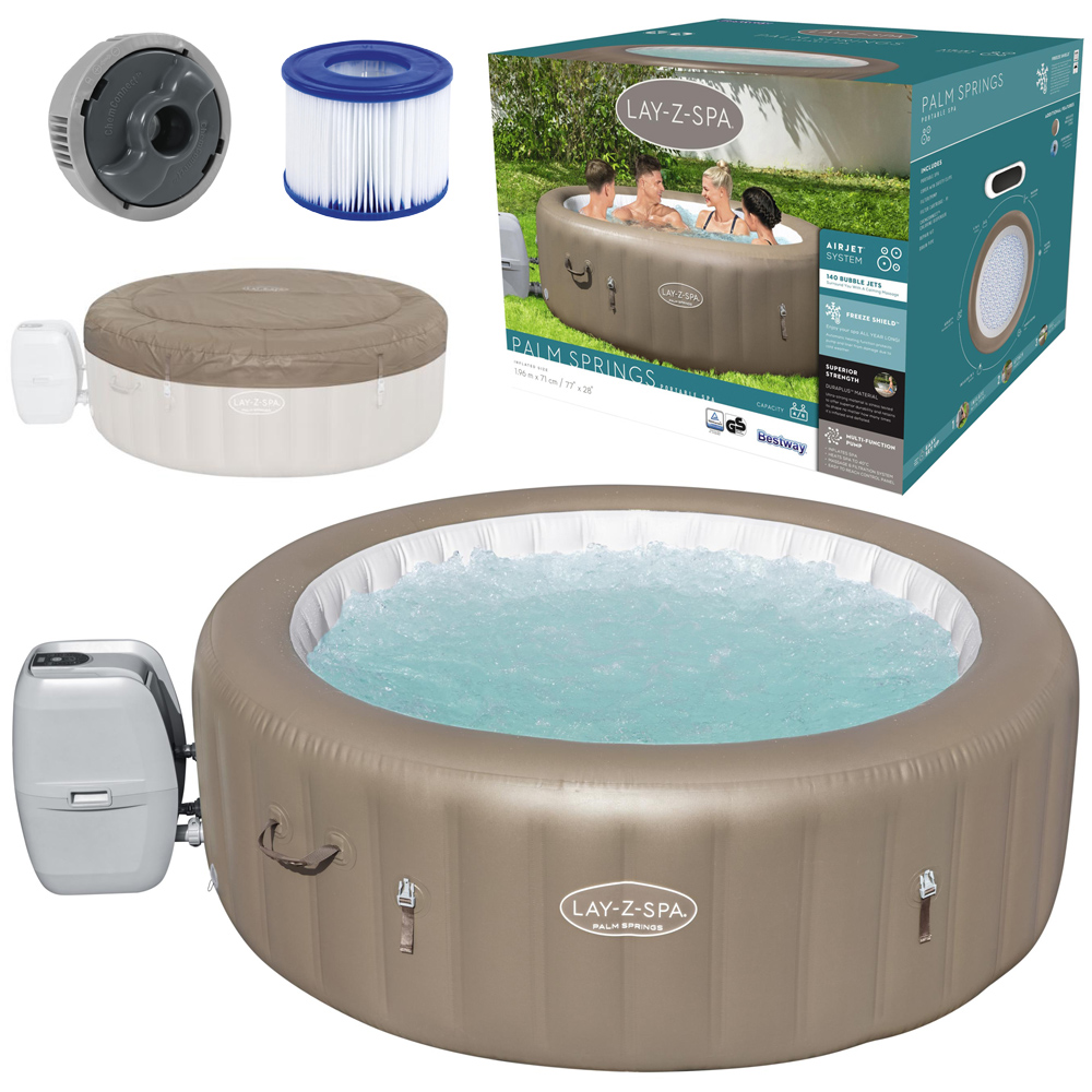 Bestway Lay-Z-Spa Palm Springs jacuzzi 4-6os 60017 - 11999955182 ...