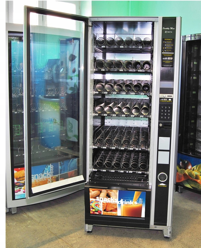 Necta SNAKKY MAX, automat vending - RADOM - 10787523694 - oficjalne ...