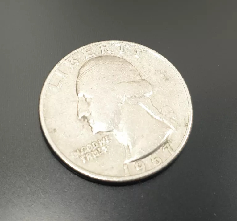 MONETA LIBERTY IN GOD WE TRUST 1967 1/4 DOLARA - 12559672394 - oficjalne archiwum Allegro