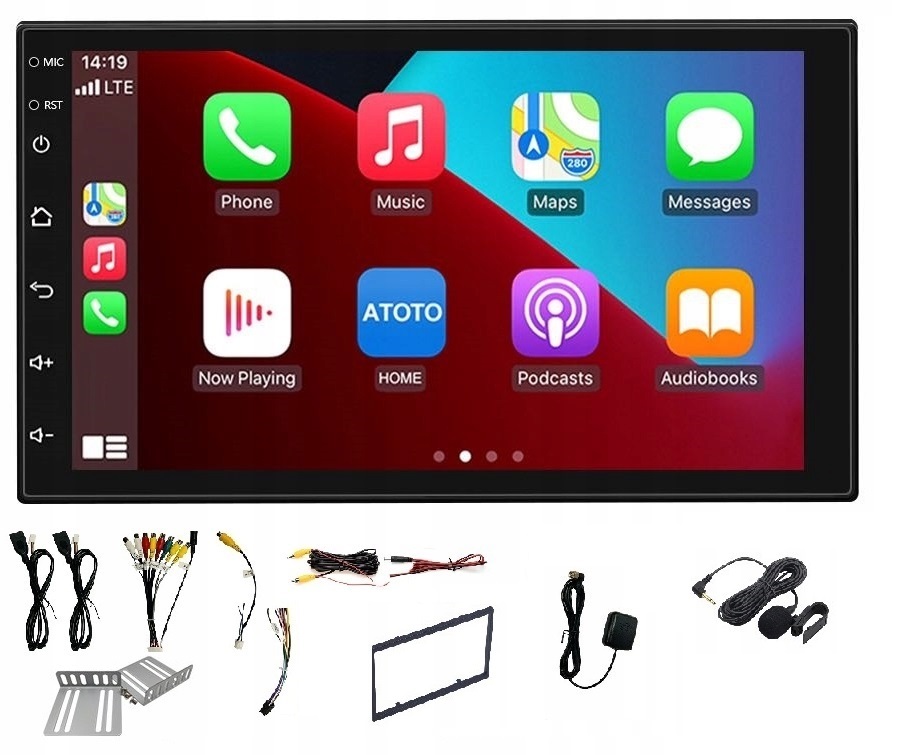 RADIO SAMOCHODOWE 2 DIN ANDROID CARPLAY - 12563154385 - oficjalne ...