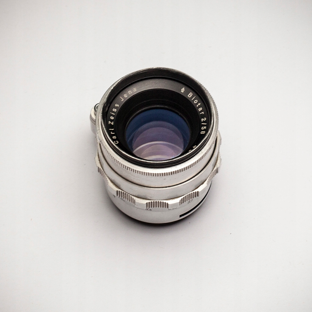Obiektyw Biotar 58 2.0 EXA Helios swirly bokeh - 11964042349 - oficjalne archiwum Allegro