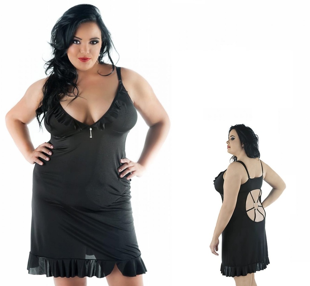 halka koszulka bielizna 4XL 54 56 XXXXL puszystej - 4783488595 - oficjalne archiwum Allegro