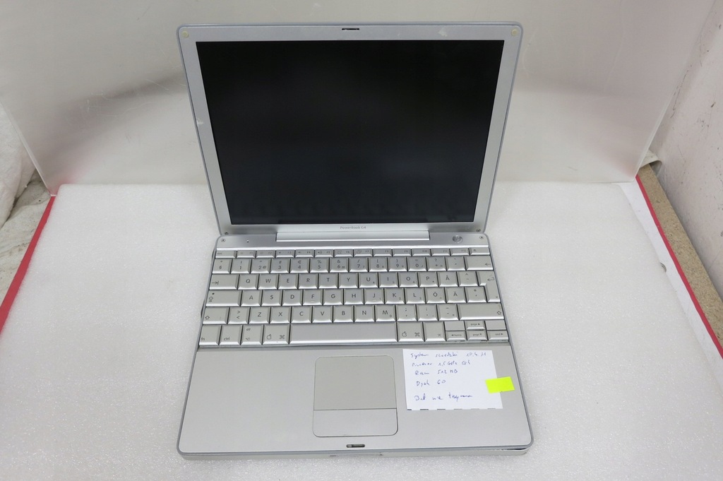 Macbook Powerbook G4 12" A1104/ 60GB Bat X Opis! - 13804511226 ...