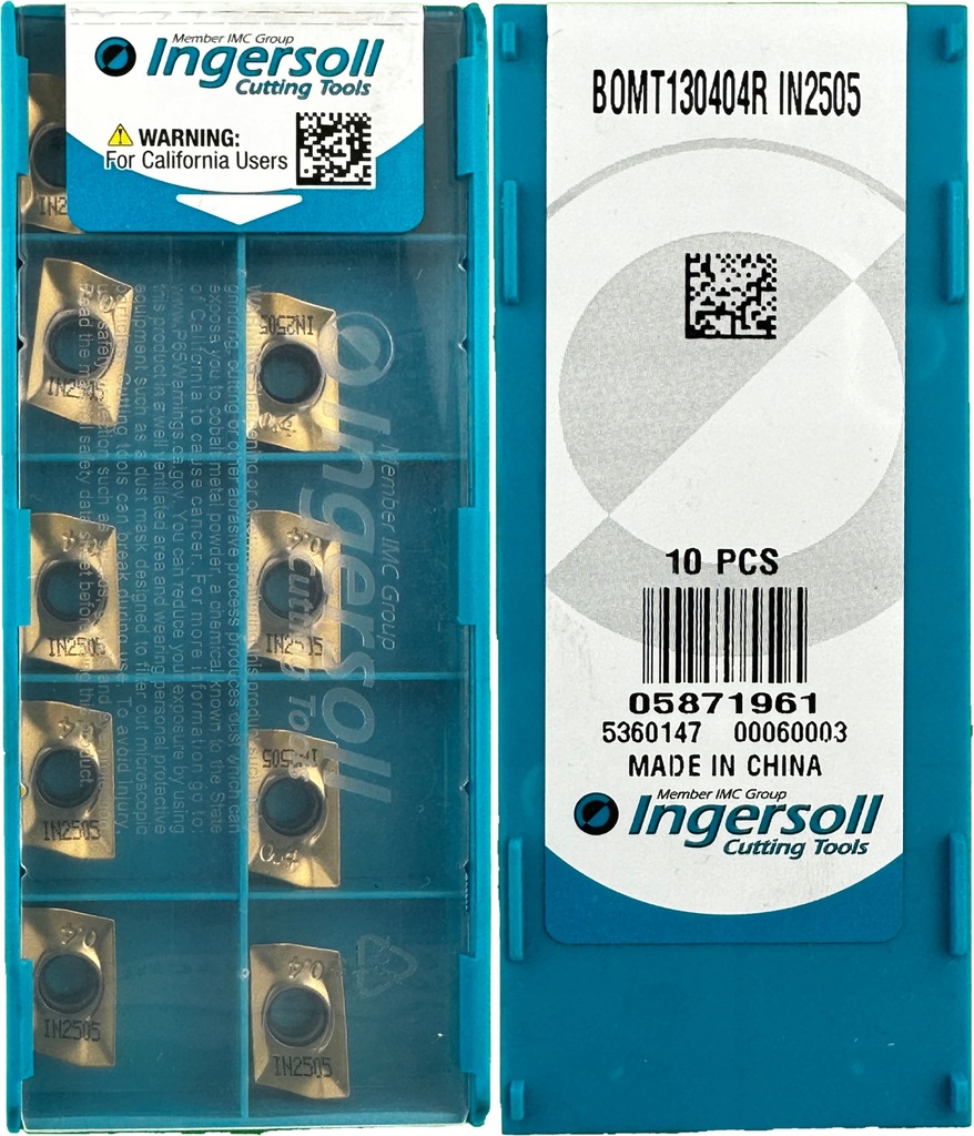 Płytki BOMT 130404R IN2505 INNOTOOL/INGERSOLL - 14764771535 - oficjalne ...