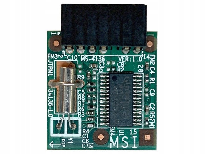 MODUŁ TPM MSI MS-4136 KRYPTOGRAFIA TRNG - 11563636590 - oficjalne ...