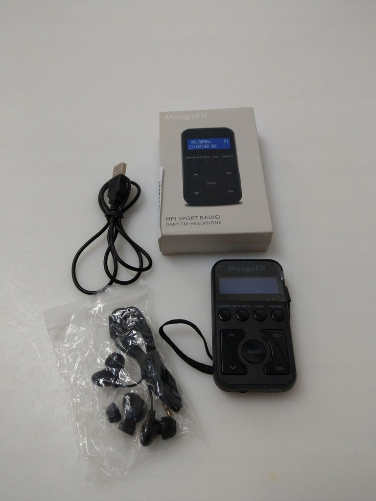 Cyfrowe radio kieszonkowe DAB/DAB+/FM mangoKit - 13679797547 - oficjalne archiwum Allegro