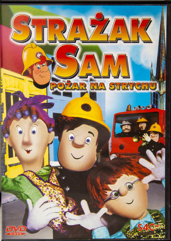 Strażak Sam - płyta DVD - Bajka - Pożar na strychu - 2130432593 ...