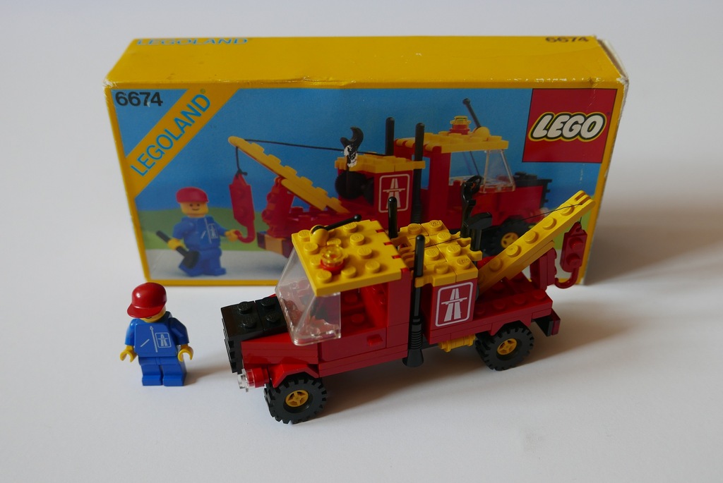 LEGO System Town 6674 Crane Truck Komplet UNIKAT - 7328653593 ...