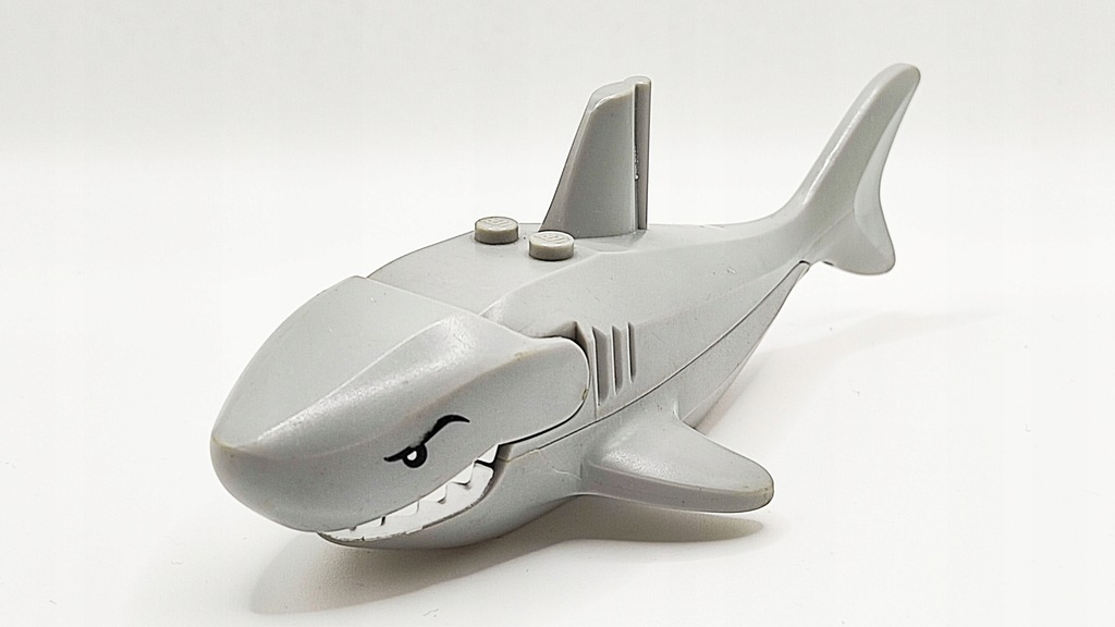 Figurka Lego Zwierzęta duży rekin jasno szary - 11817079995 - oficjalne ...