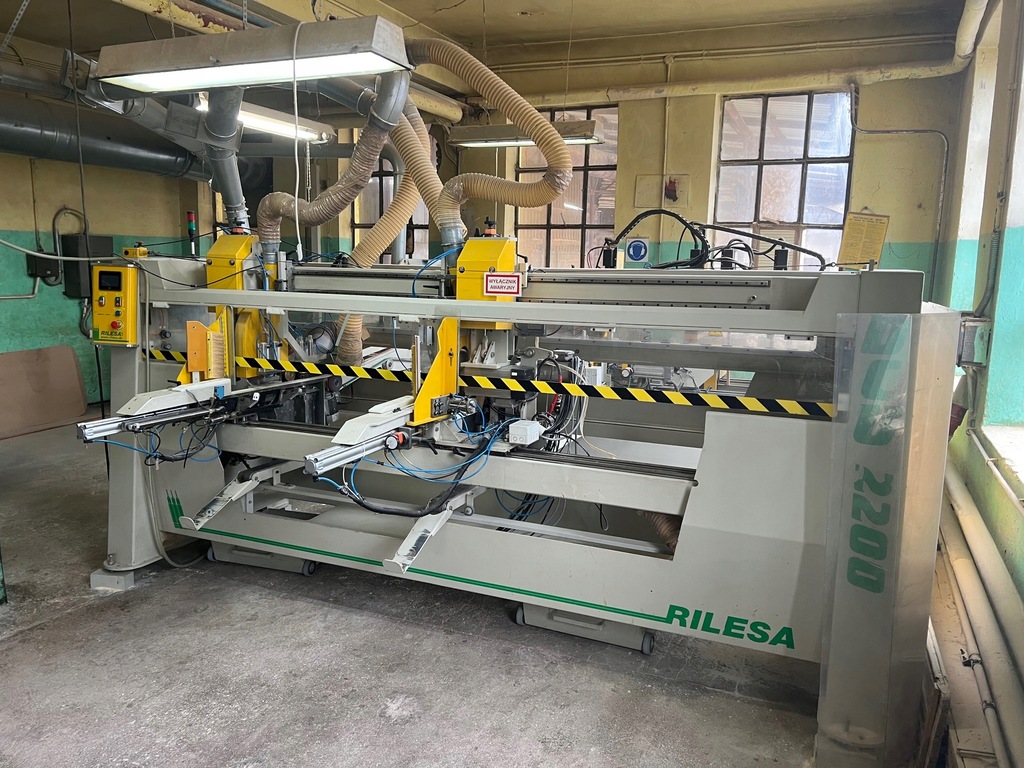 Wiertarka Rilesa VLG + Piła formatowa DCU 2200 z unitami fazującymi ,1 ...