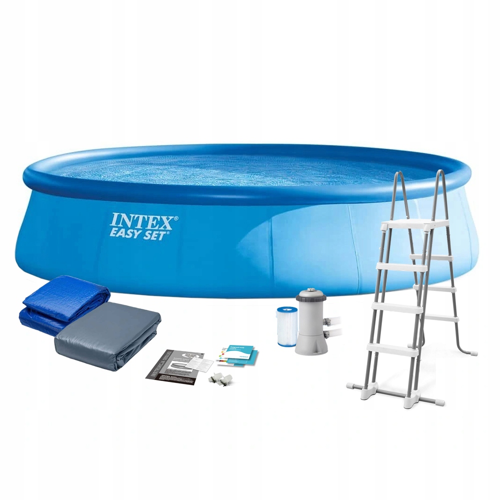 INTEX Basen rozporowy Easy Set 549x122cm 26176GN - 9025619867 ...