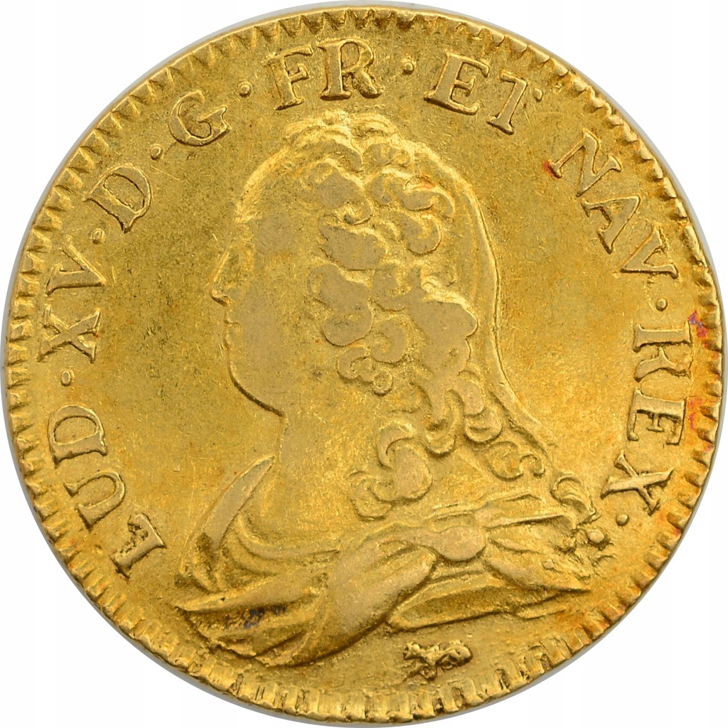 25.FRANCJA, LUDWIK XV, 1 LOUIS D'OR 1726 A - 12721985039 - oficjalne ...