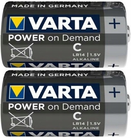 bateria lr14 c 1 5v VARTA POWER ON DEMAND 2 sztuki - 12618823332 - oficjalne archiwum Allegro