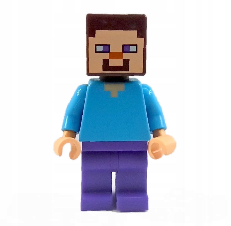 LEGO FIGURKA LUDZIK MINECRAFT STEVE - 9349176692 - oficjalne archiwum ...