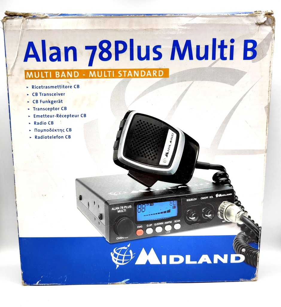CB Radio Alan 78 Plus Multi B - 12360674617 - oficjalne archiwum Allegro