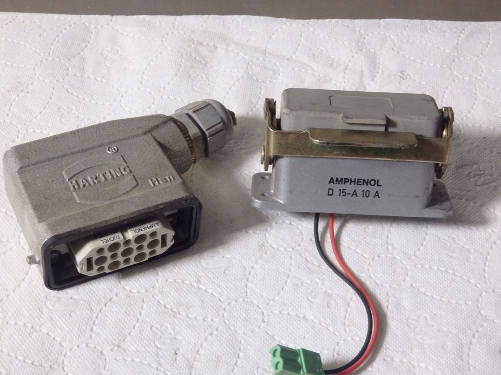 Złącze przemysłowe Harting 15pin GNIAZDO + WTYCZKA - 11729508938 ...