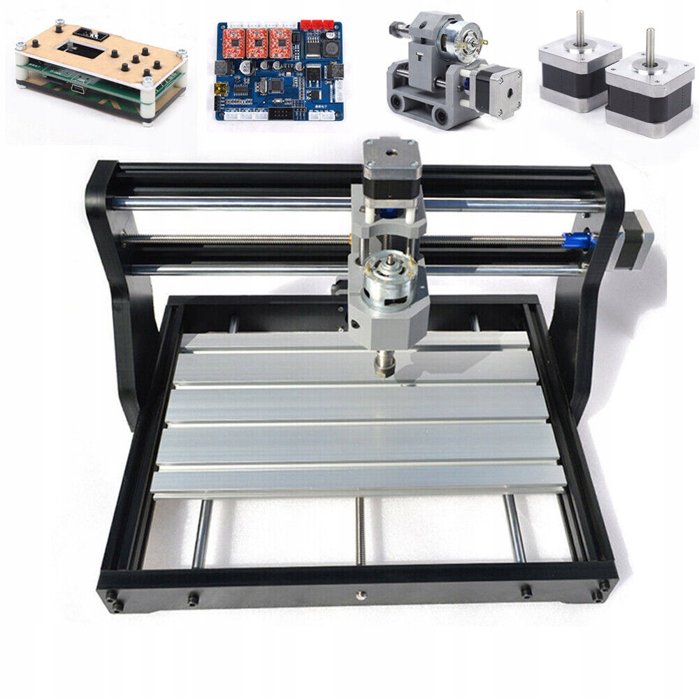 Nowa grawerka laserowa 3-osiowy CNC 3018Pro - 12720089286 - oficjalne archiwum Allegro