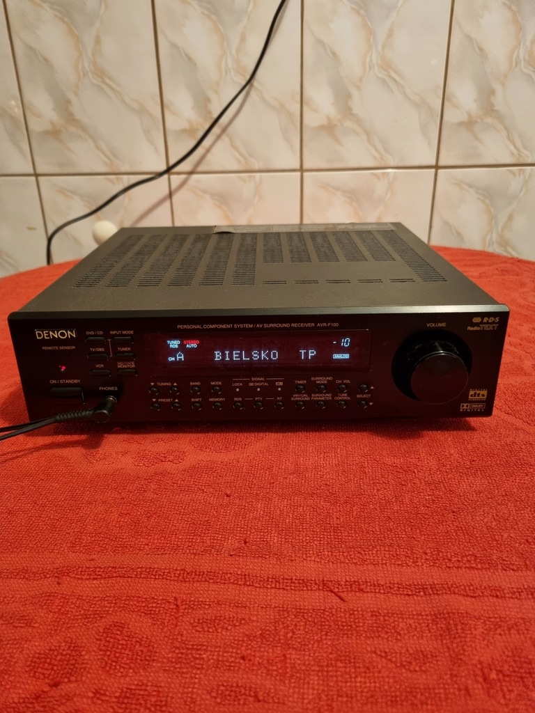 Amplituner Denon AVR-F100 - 12850941808 - oficjalne archiwum Allegro