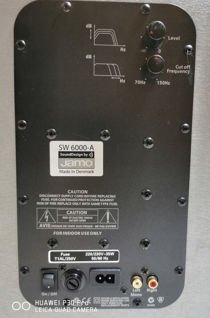 Subwoofer aktywny JAMO SW 6000-A #Extra Bass# - 12585080220 - oficjalne ...