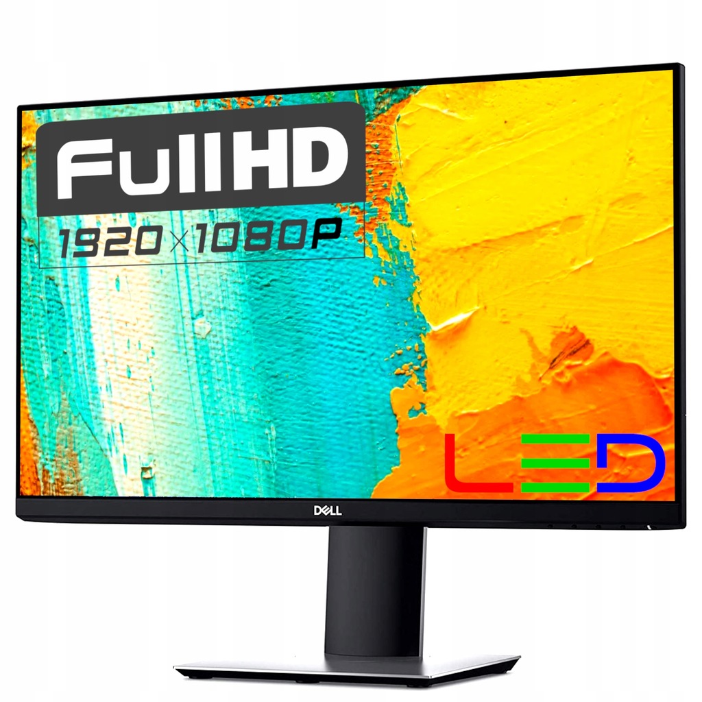 Ultracienki bezramkowy monitor Dell P2419H 23,8'' Full HD LED IPS HDMI ...